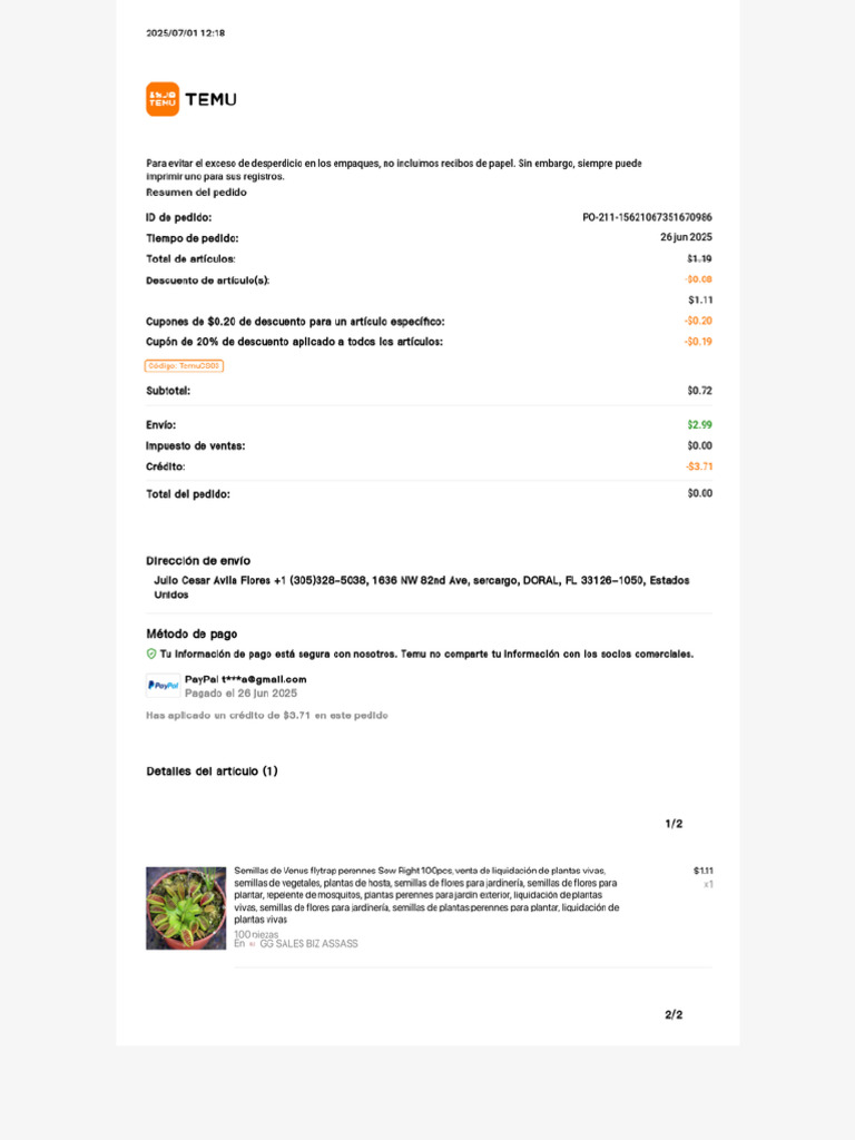 Temu Web Document | PDF