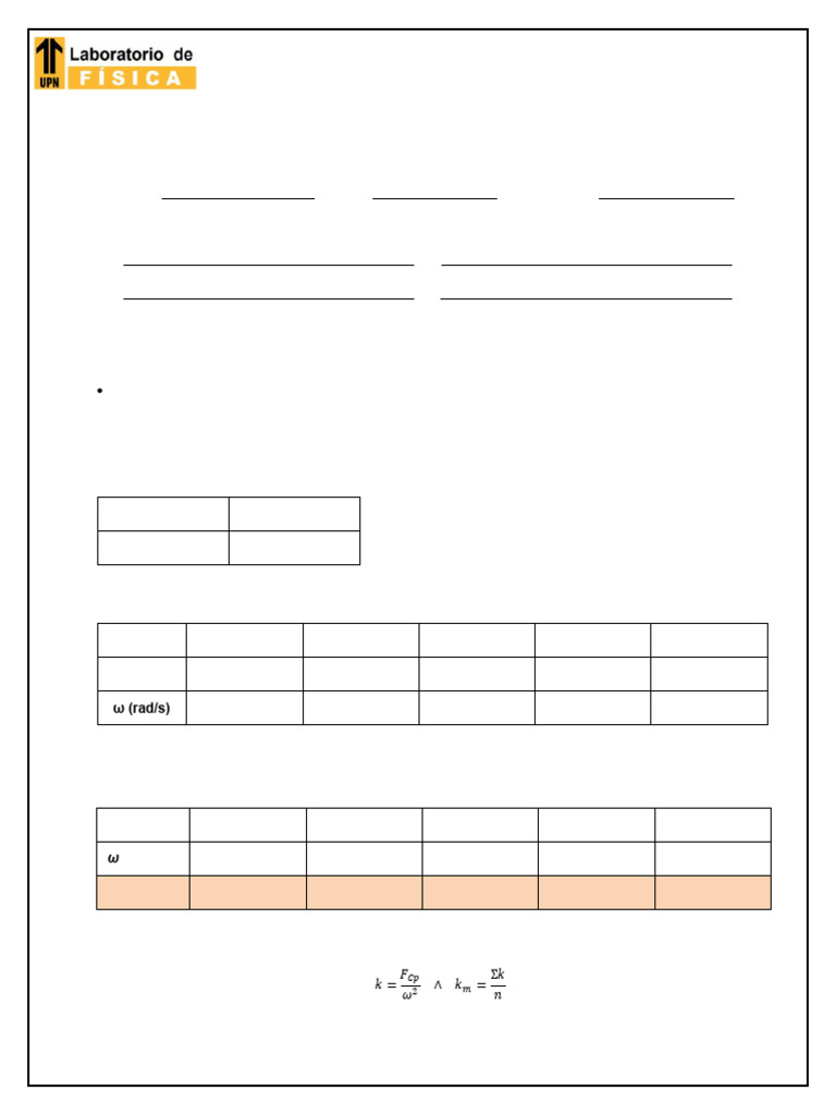 Lab. Fisica Semana 7 - Grupo 7 | PDF | Fuerza | Cinemática