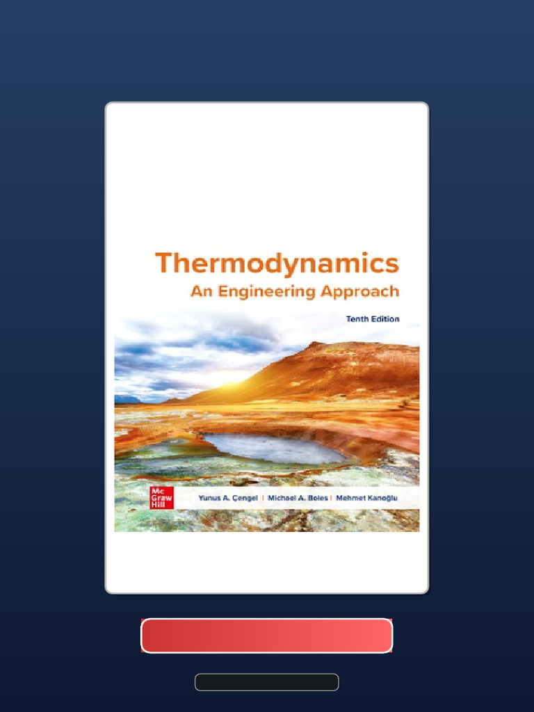 Complete Bundle Thermodynamics An Engineering Approach 10th Edition ...