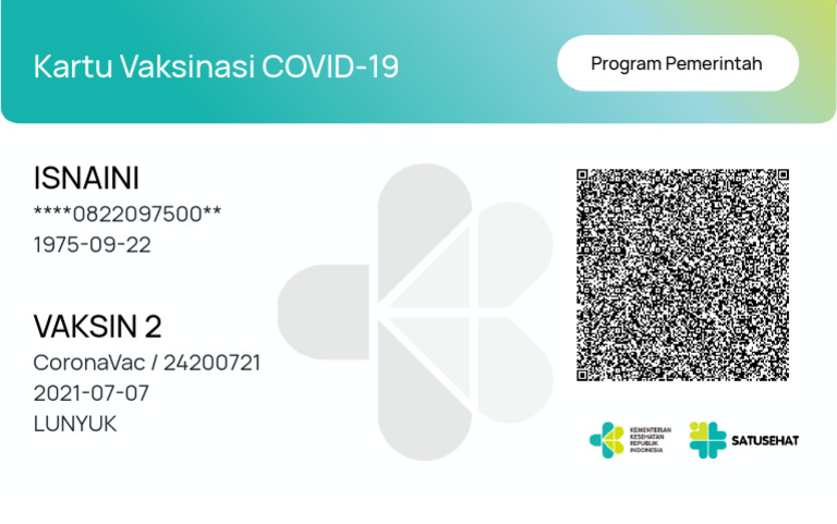Sertifikat Vaksin Dosis 2 Isnaini 743 | PDF