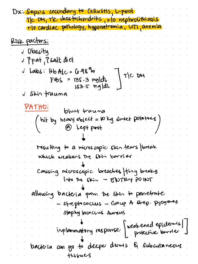 Cellulitis - Sepsis | PDF
