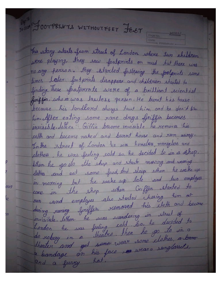 Footprints Without Feet Day 7 | PDF
