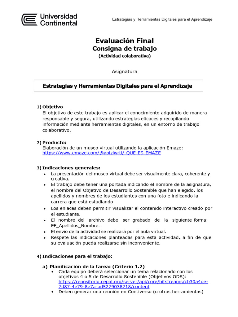 Consigna Evaluación Final | PDF | Multimedia | Informática
