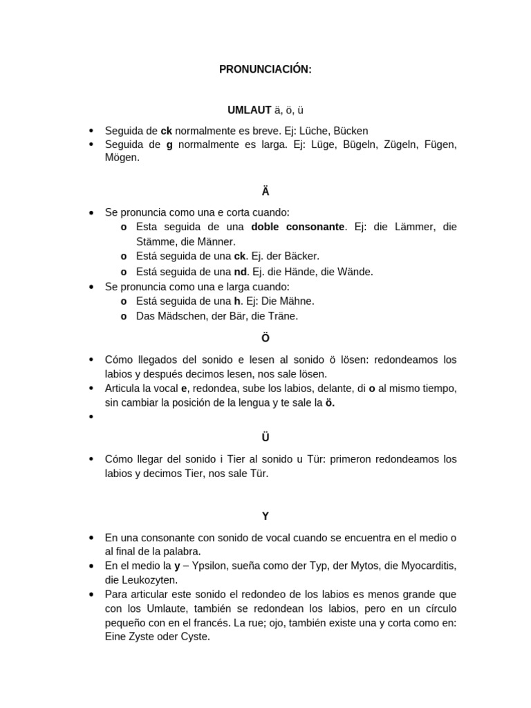 PRONUNCIACIÓN | PDF | Vocal | Fonética