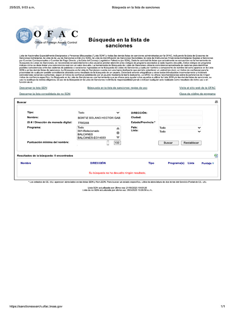 OFAC | PDF