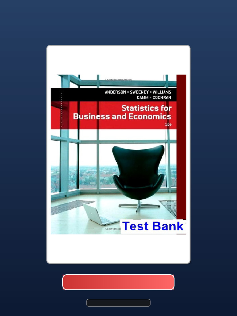 Complete Bundle Statistics For Business and Economics 12th Edition ...