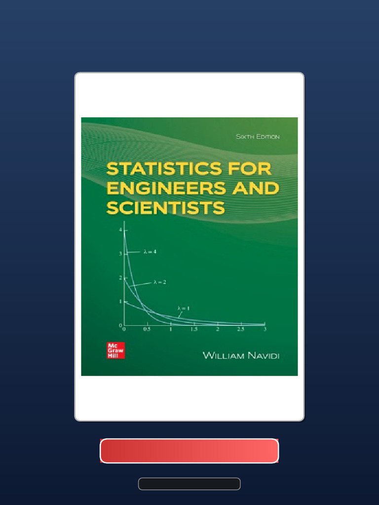 Complete Bundle Statistics For Engineers and Scientists 6th Edition Navidi HQ File | PDF ...