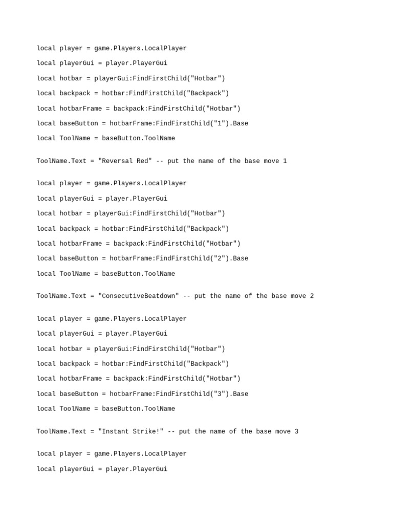 TSB Gojo Moveset Script With VFX Made by EndGoal | PDF | Humanoids | Science Fiction
