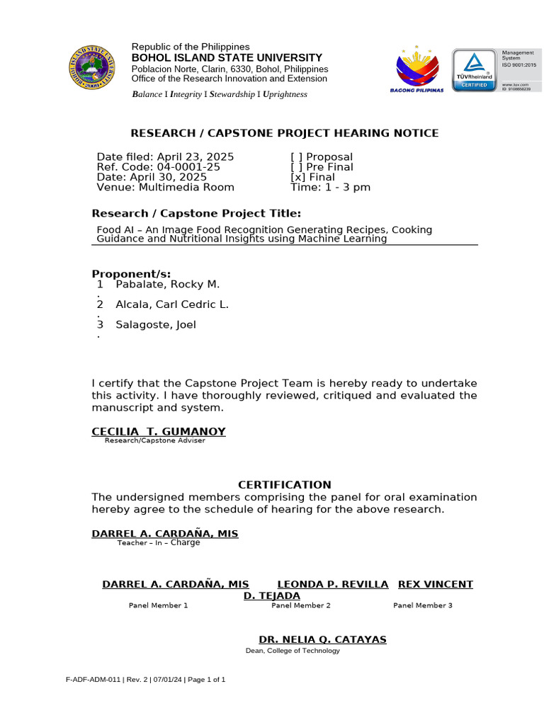 Capstone | PDF