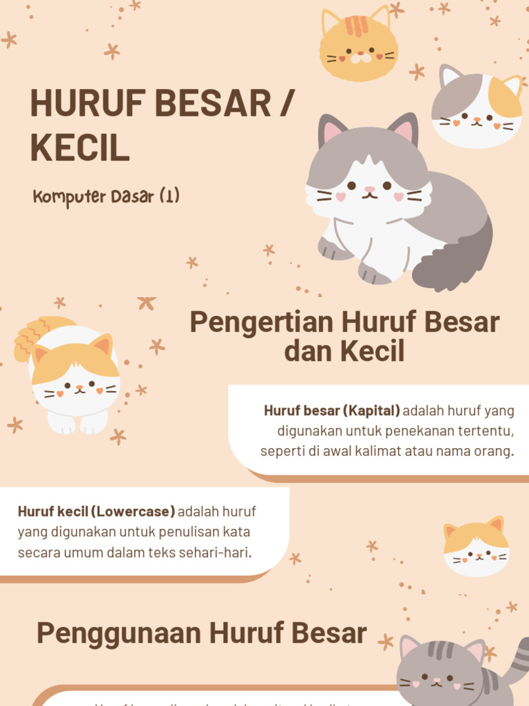 Penggunaan Huruf Besar dan Kecil | PDF