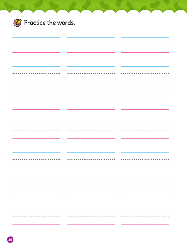 Sounds Great 2nd Edition - 3 - Handwriting Practice Sheet | PDF