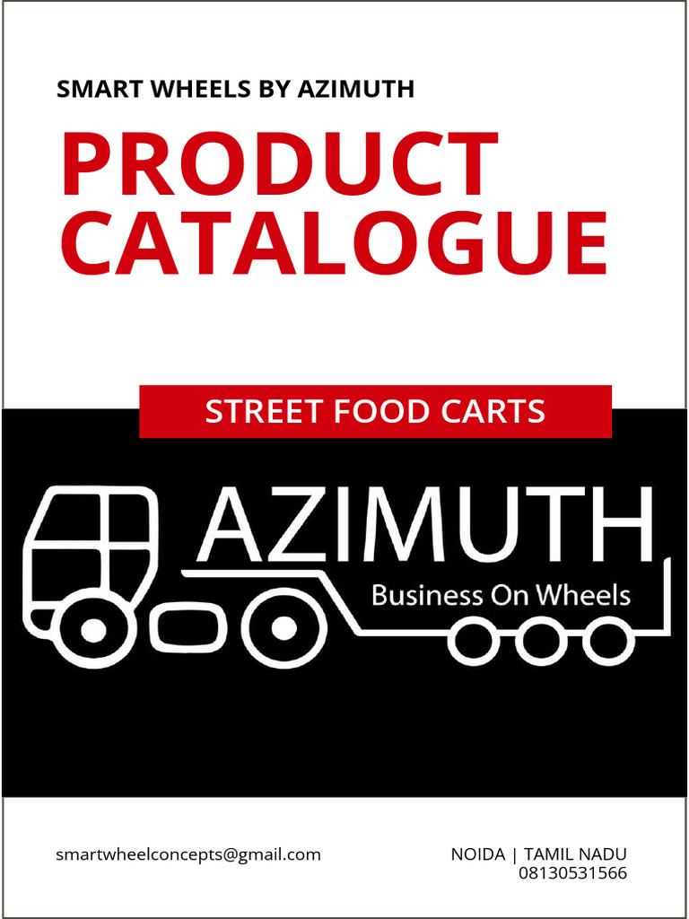 Street Food Cart Product Catalogue | PDF