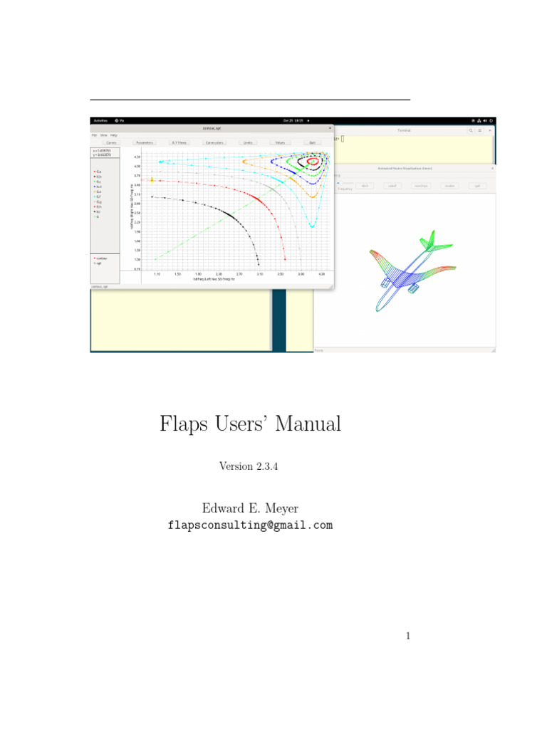 2025 - Flaps Users' Manual Version 2.3.4 | PDF | Matrix (Mathematics) | Oscillation