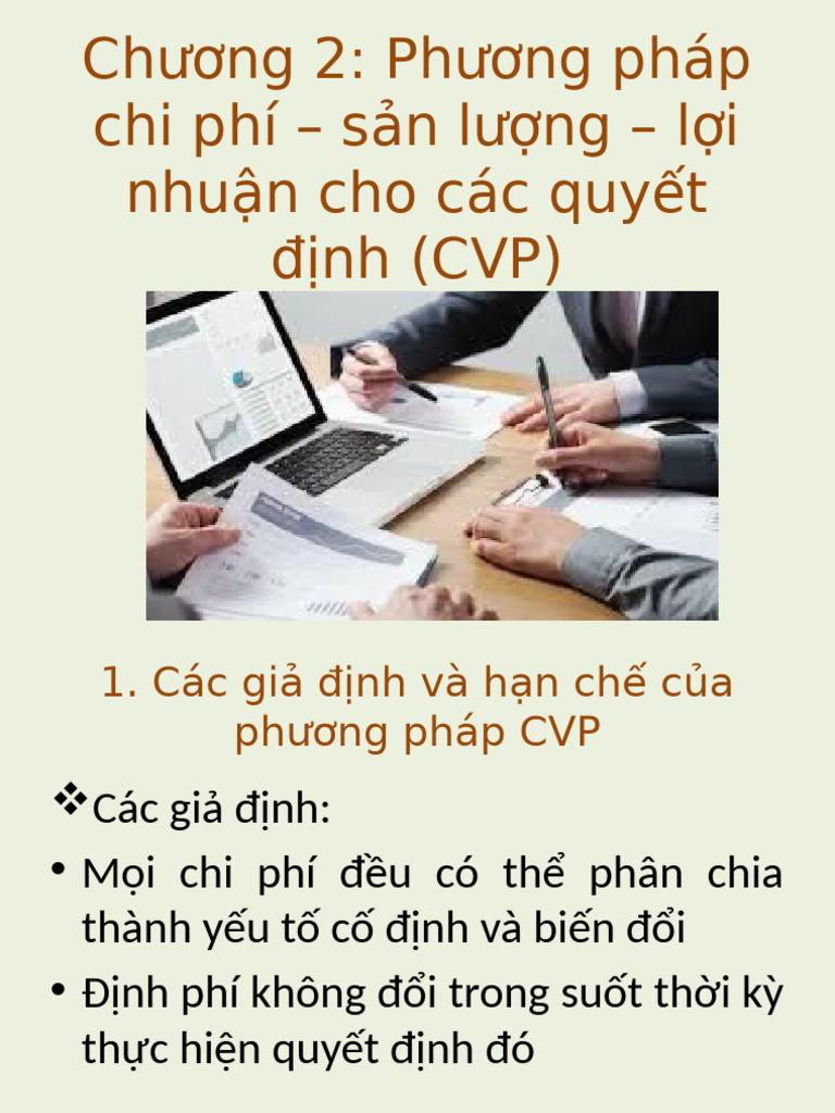 Chương 2 Phuong Phap CVP | PDF