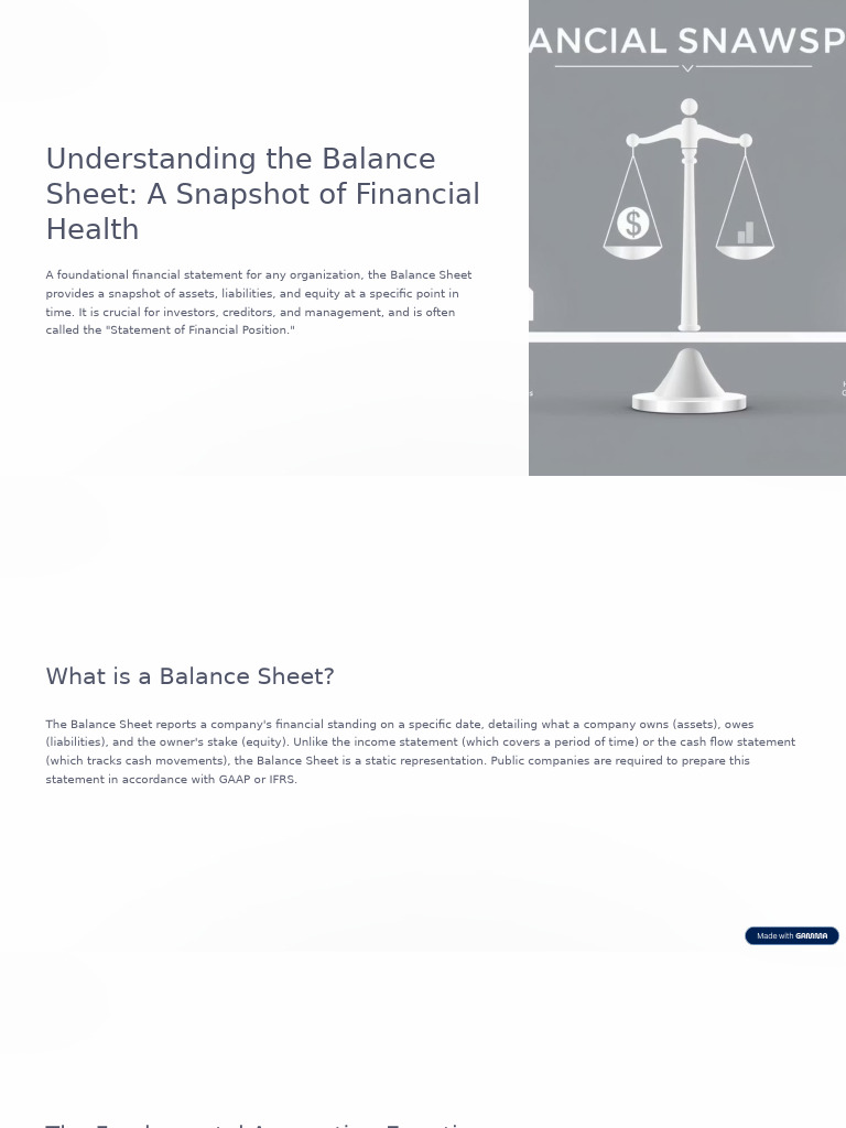 Understanding Balance Sheets for Investors | PDF | Balance Sheet ...