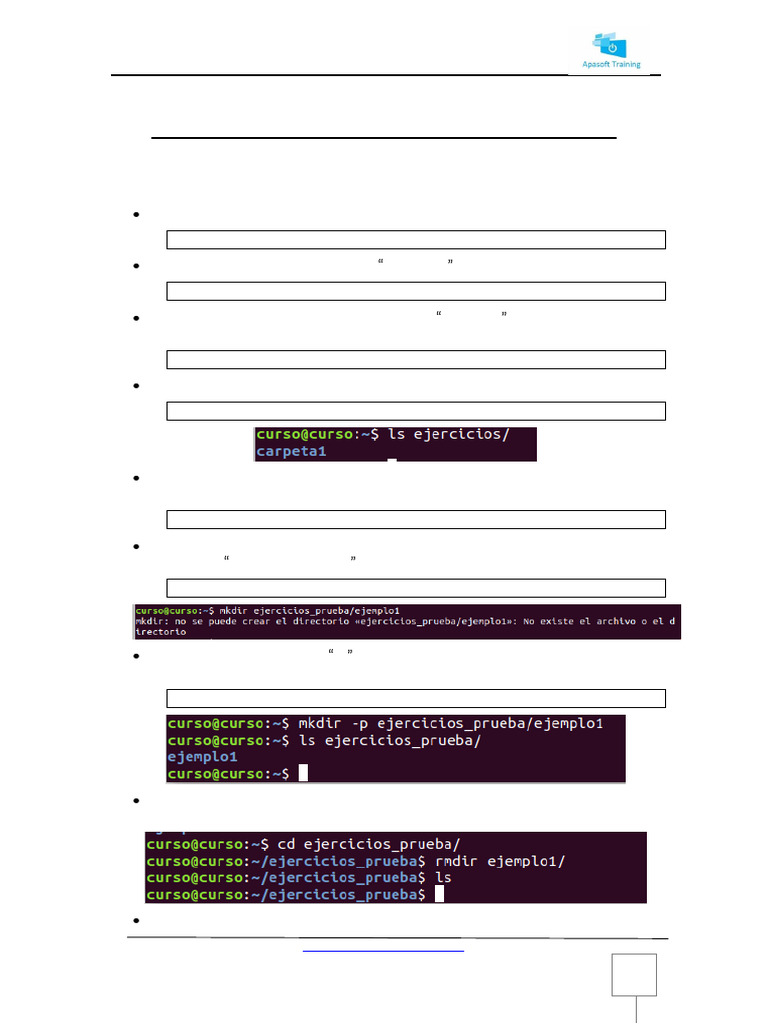Trabajo+Con+Ficheros Mkdir CP RM | PDF | Archivo de computadora | Informática