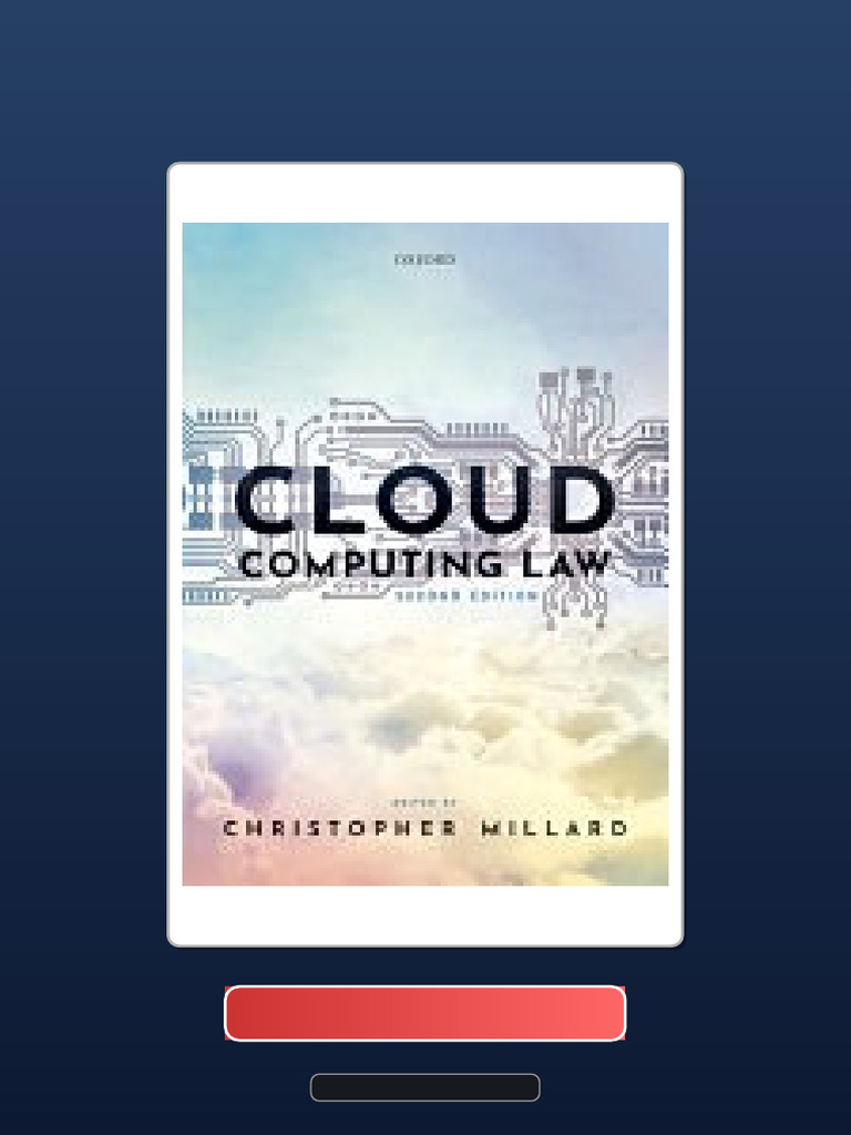 Complete Bundle Cloud Computing Law 2nd Edition Christopher Millard HQ File | PDF | Multiple ...