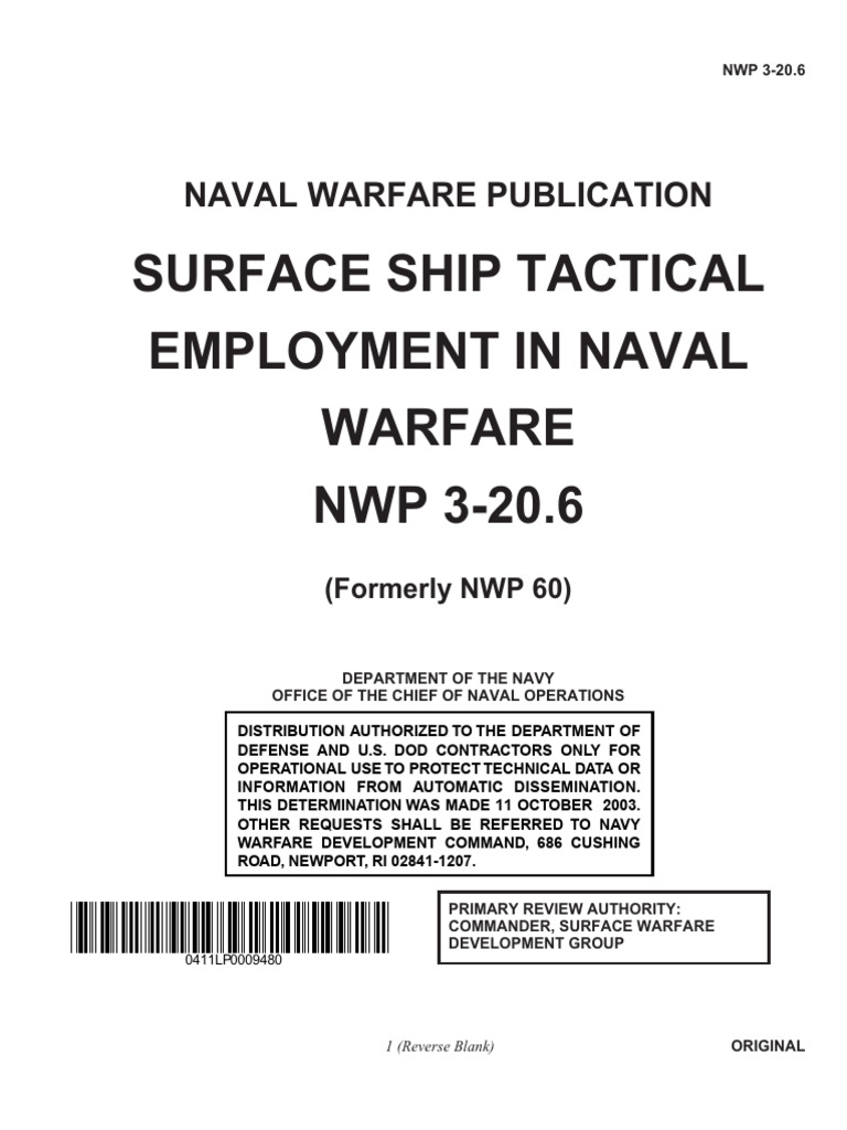 Surface Ship Tactics in Naval Warfare | PDF | United States Navy | Navies