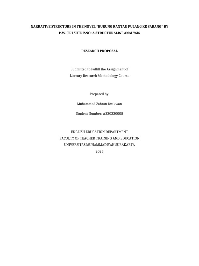 Full Research Proposal Zahran ENGLISH | PDF | Narrative | Communication
