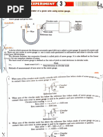 Class 11 Exp 2 Screw Guage | PDF | Screw | Wire