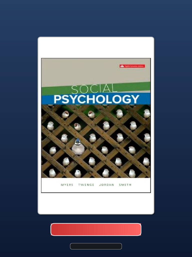 Complete Bundle Social Psychology 8th Canadian Edition Myers HQ File ...