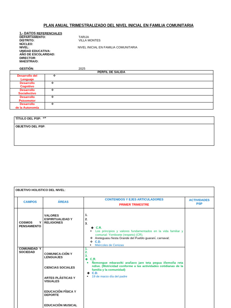 Modelo Pat Inicial 2025 | PDF