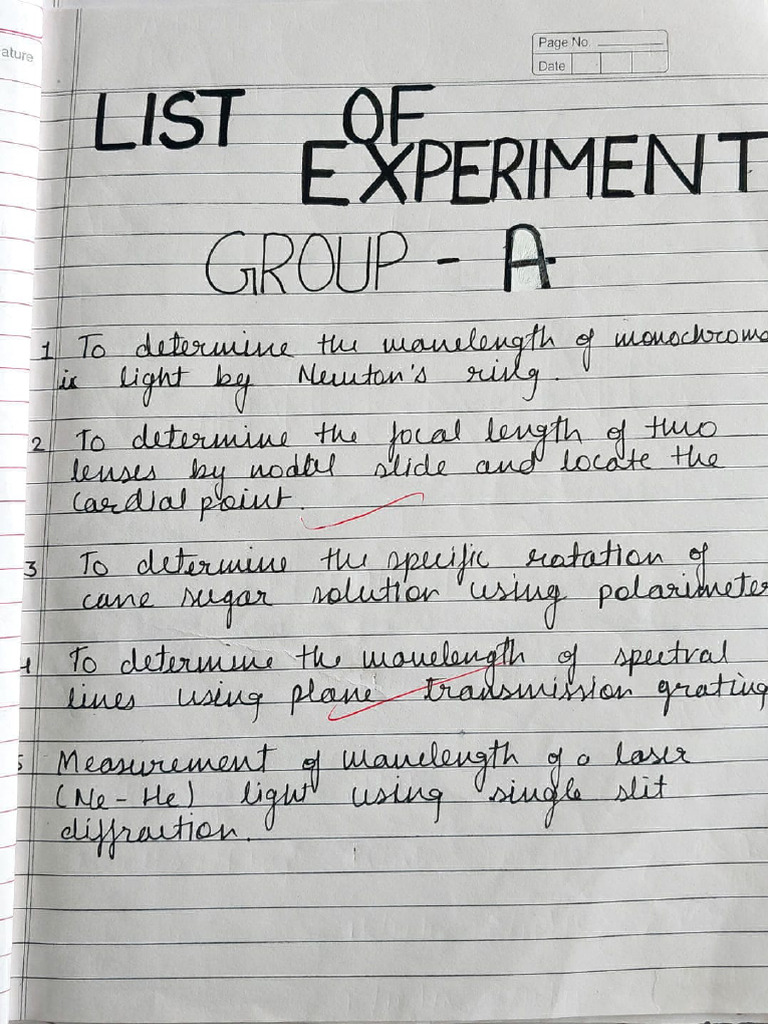 Physics Practical File | PDF