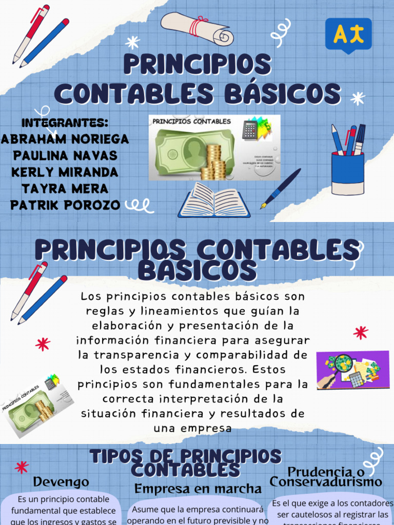 Principios Contables Básicos | PDF