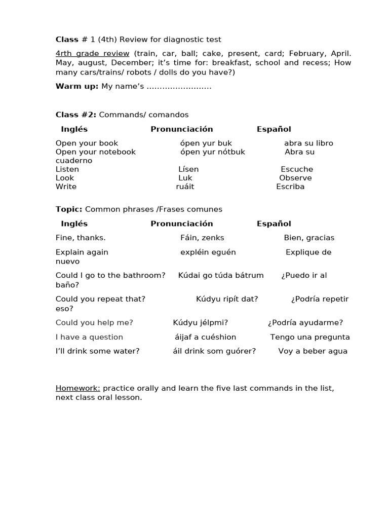 Class 4th Grade 1 | PDF