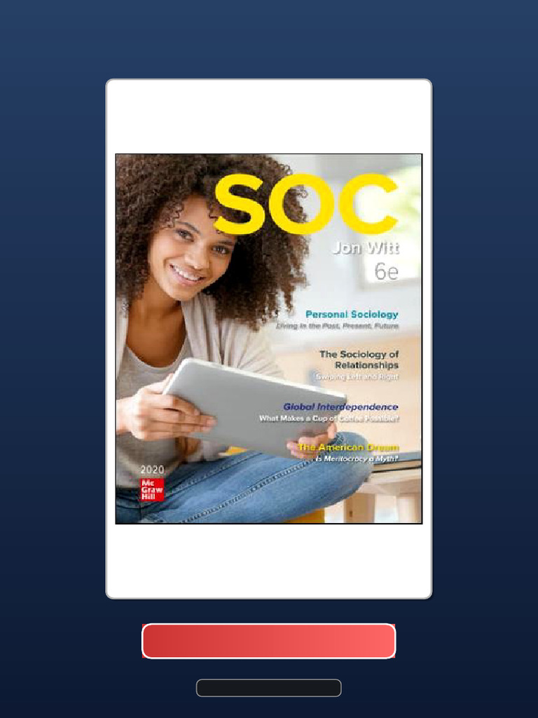 Complete Bundle SOC 2020 6th Edition Witt HQ File | PDF | Multiple Choice | Information