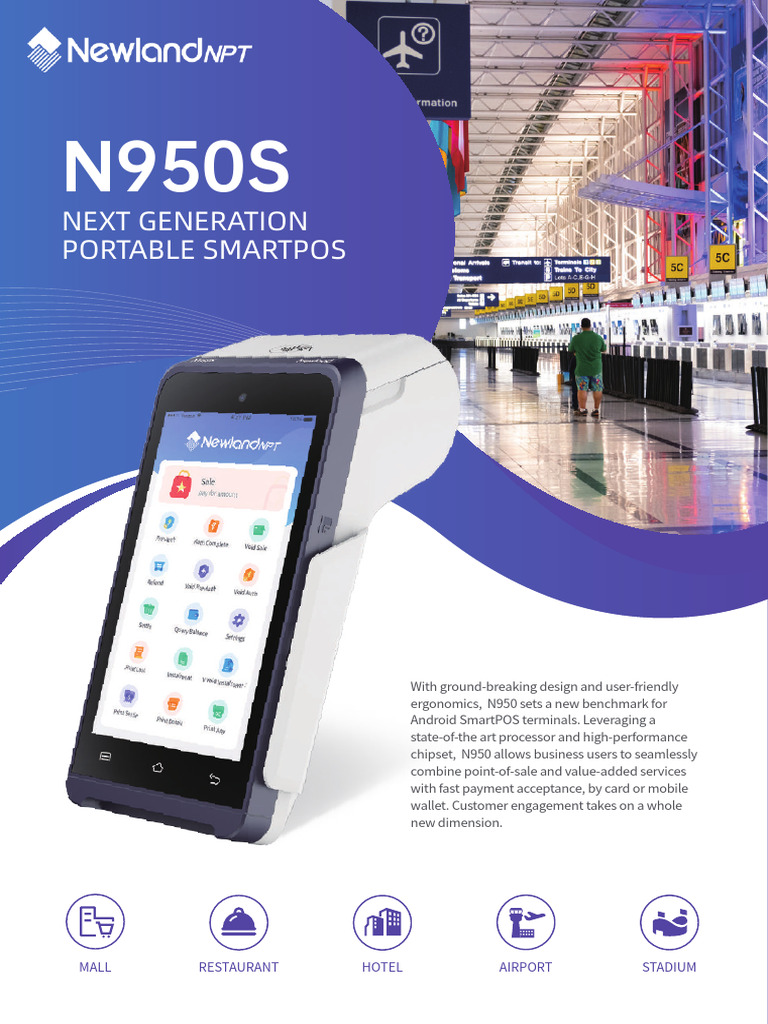 Smart POS N950S (Android 12) | PDF | Emv | Ieee 802.11