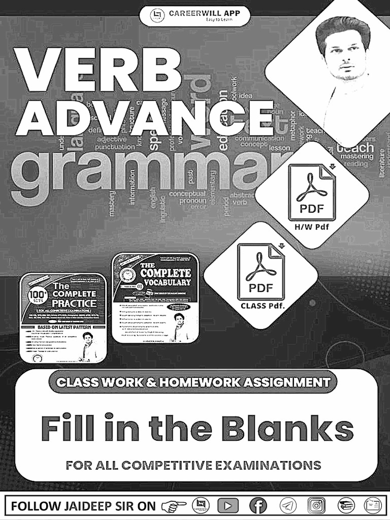 Verb Advance Practice Sheets | PDF