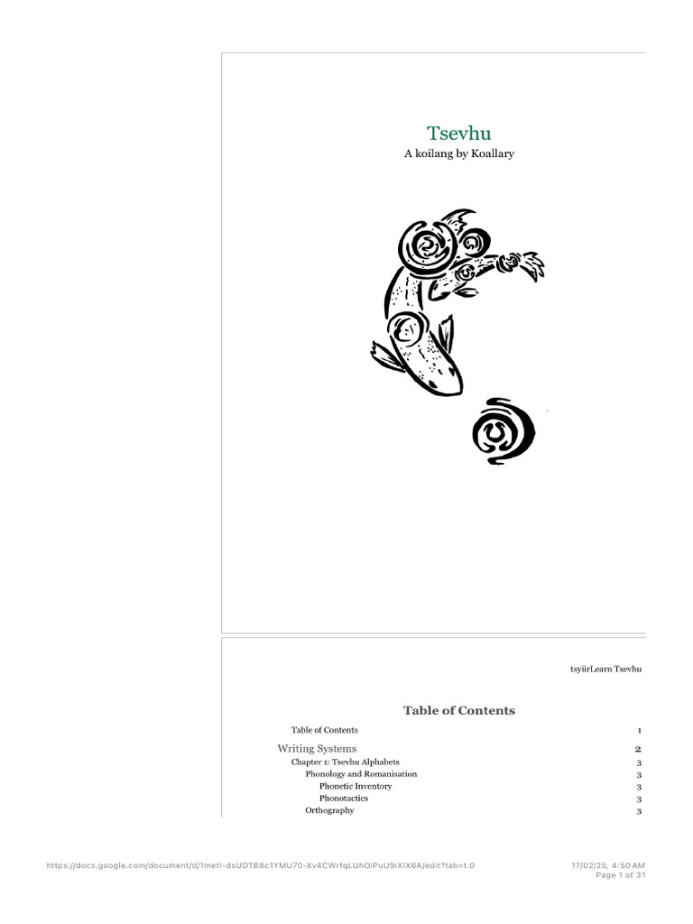 Learn Tsevhu | PDF