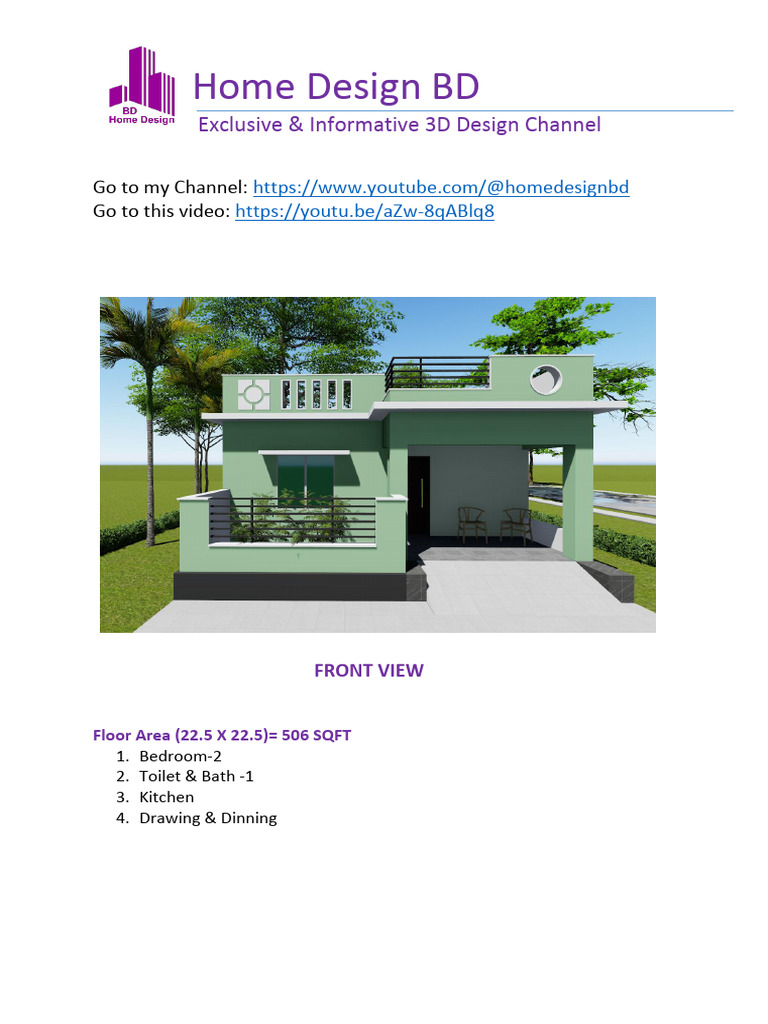 Single Floor Home Design | PDF