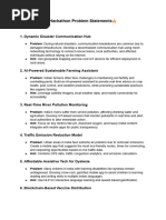 SIH 2025 ML Project Ideas List | PDF | Machine Learning | Cluster Analysis