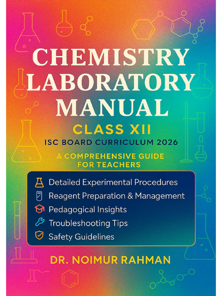 ISC Class 12 Chemistry Lab Manual | PDF | Titration | Chemistry