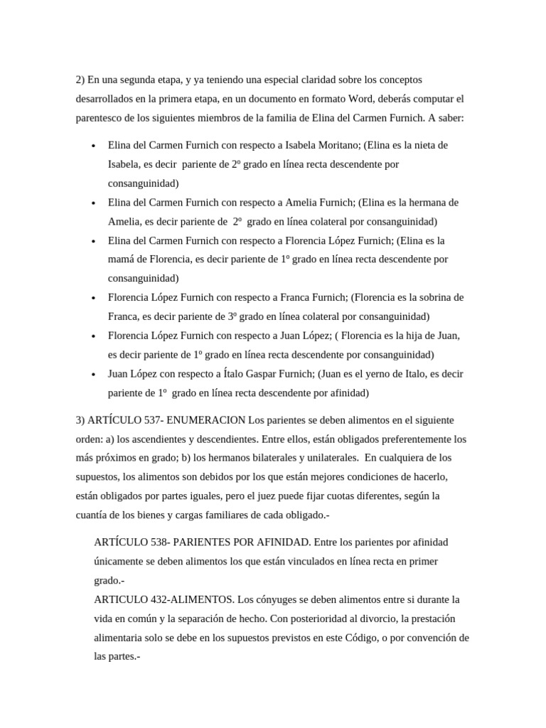 TP 1 Familia | PDF | Parentesco | Parentesco y descenso