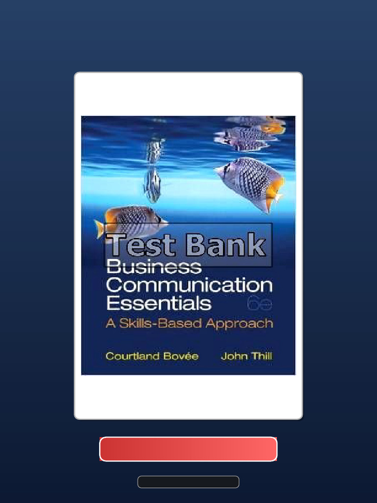 Complete Bundle Business Communication Essentials 6th Edition Bovee | PDF | Educational ...