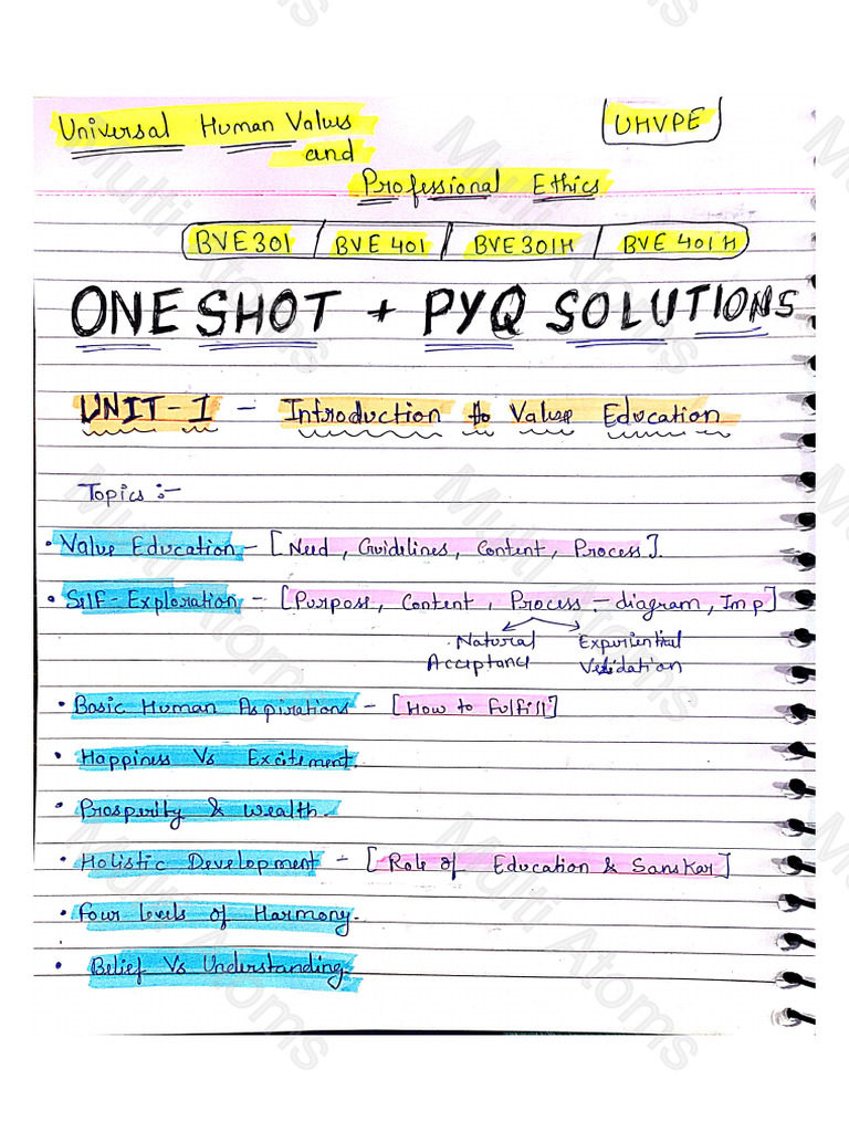 UHV Unit 1 by MultiAtoms | PDF