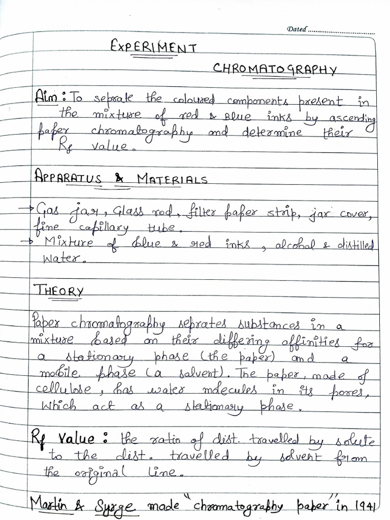 Chemistry Practical | PDF