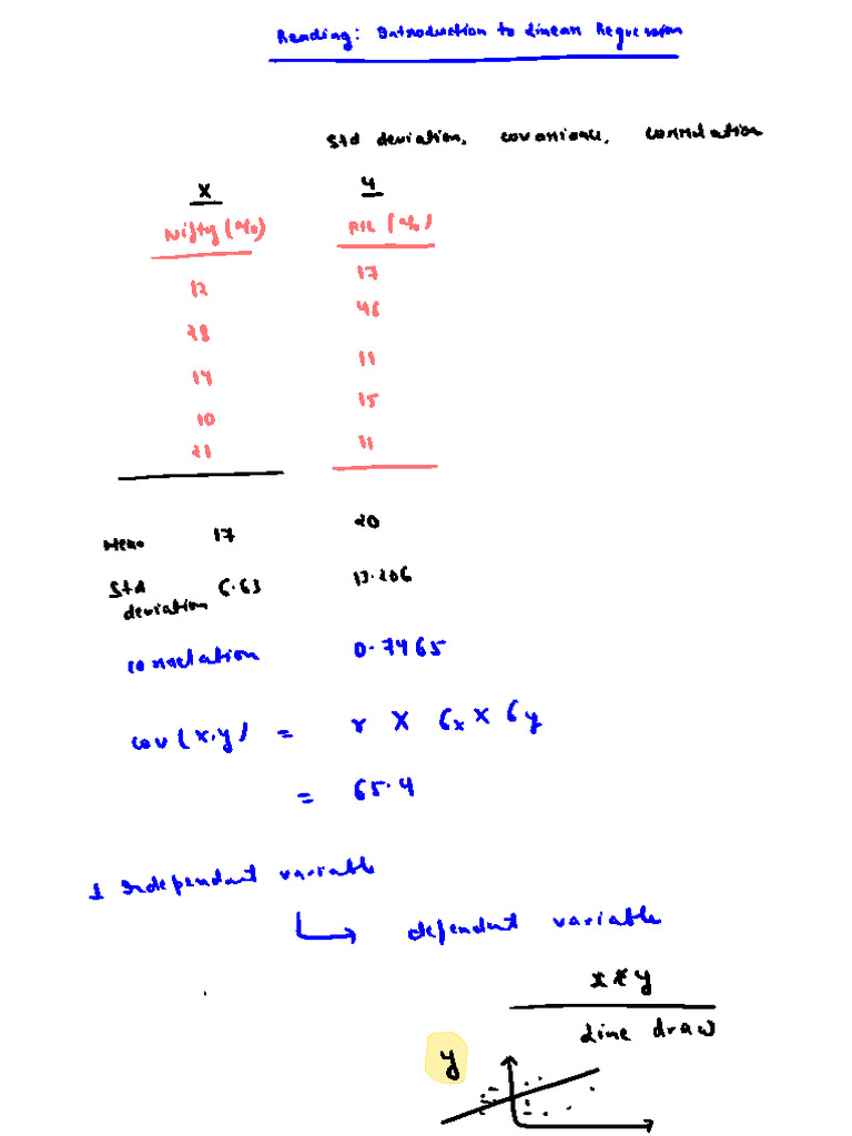 HN - Introduction To Linear Regression | PDF