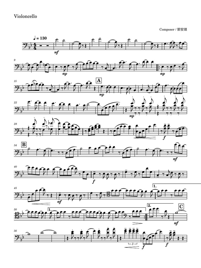 青鸟 Violoncello | PDF