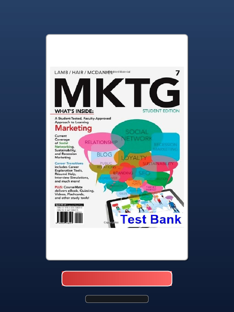 Complete Bundle MKTG 7 7th Edition Lamb | PDF | Learning | Information