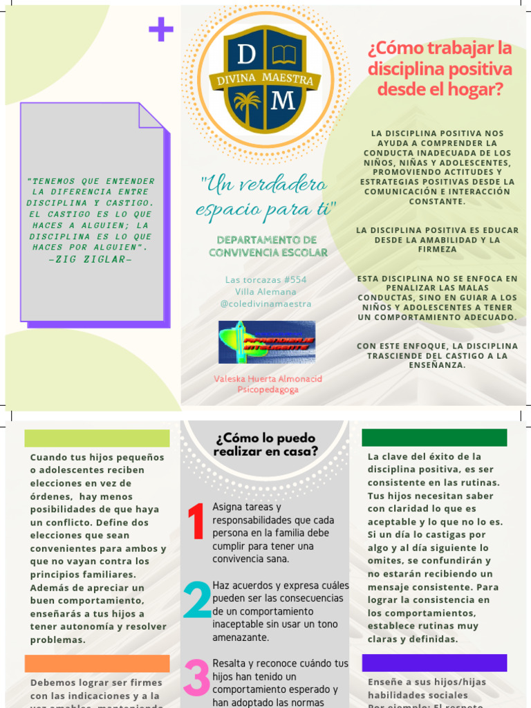 Disciplina Positiva en el Hogar | PDF | Comportamiento | Enseñando
