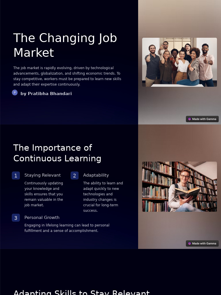 Adapting Skills for Job Market Success | PDF