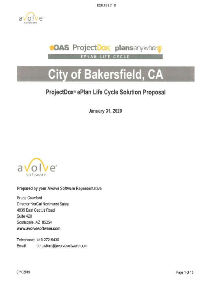 Exhibit B Avolve | PDF