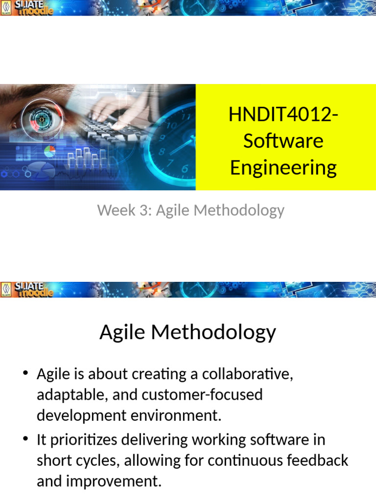 Week 3 - Agile Methodology | PDF | Agile Software Development | Scrum (Software Development)