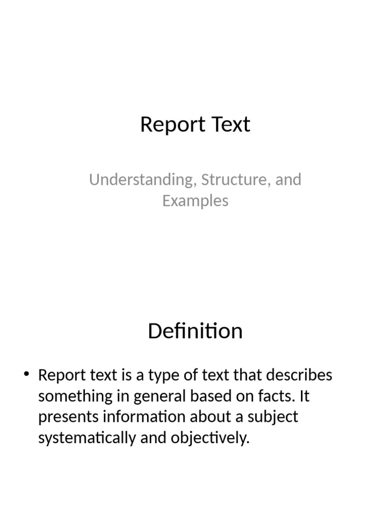 Report Text | PDF