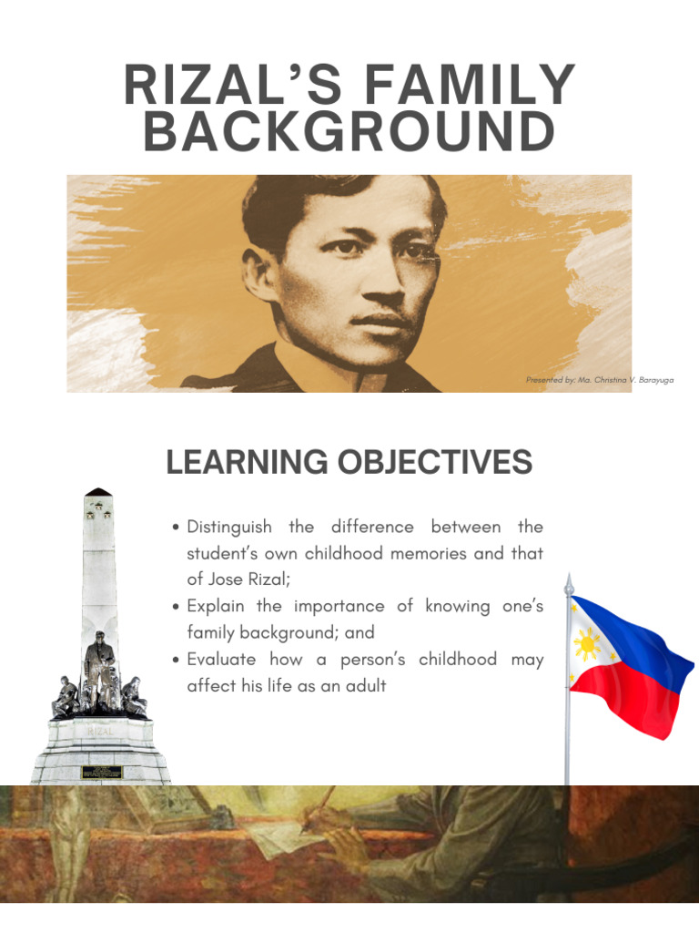 Rizal Family Background and Legacy | PDF | Philippines