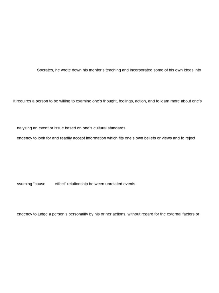 Philo Reviewer 1st Quarter | PDF | Reason | Argument